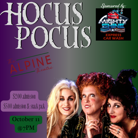 Movie – Hocus Pocus – Main Street Ripley